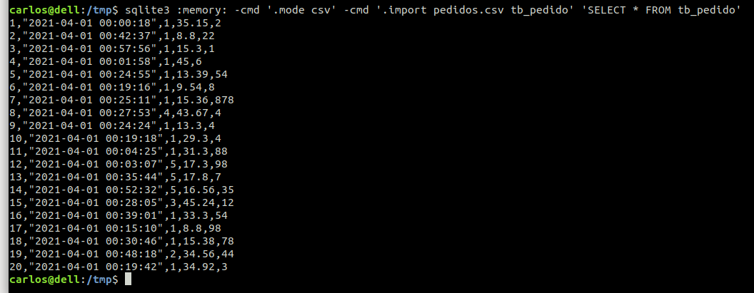 Executando Consultas Sql Em Arquivos Csv Com Sqlite Soloweb Tecnologia