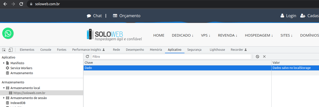 Detalhando a API LocalStorage do JavaScript com exemplos - SOLOWEB Tecnologia