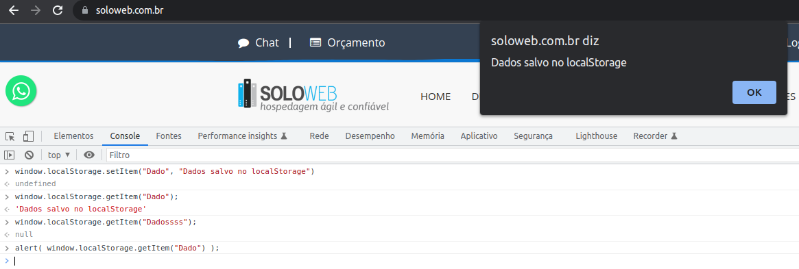 Detalhando a API LocalStorage do JavaScript com exemplos - SOLOWEB Tecnologia