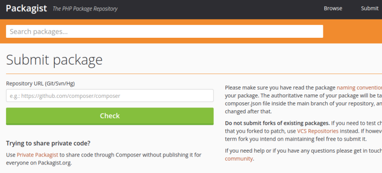 Como publicar sua biblioteca PHP no packagist.org - SOLOWEB Tecnologia