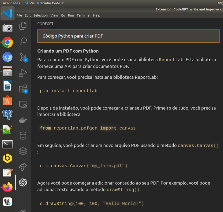 Como utilizar o ChatGPT dentro do VSCode - SOLOWEB Tecnologia
